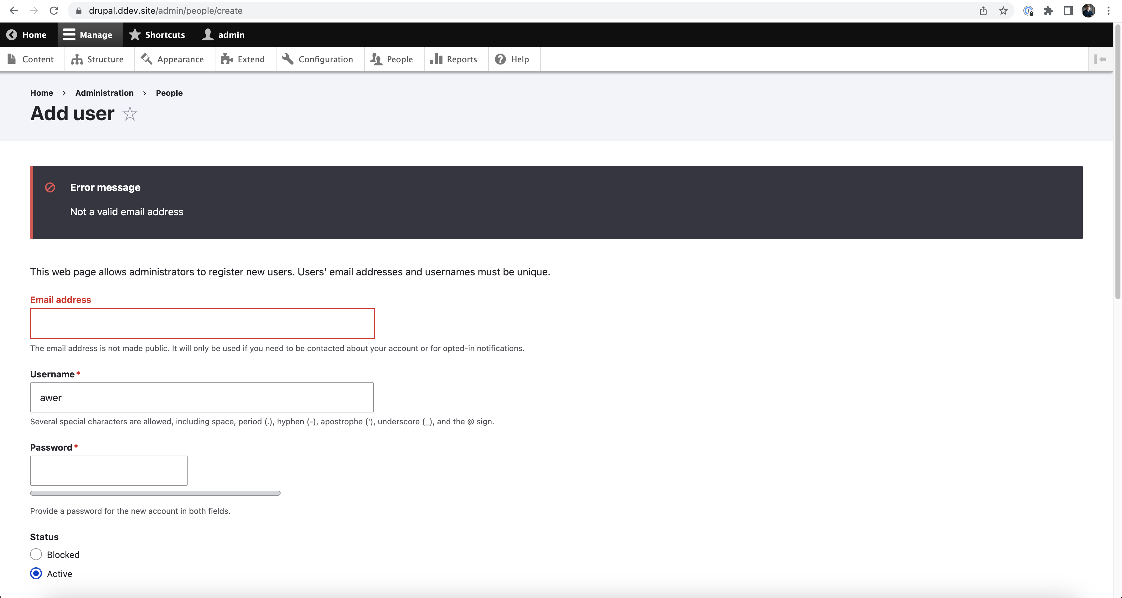 Email validation is always triggering on optional fields [#3365661] | Drupal.org